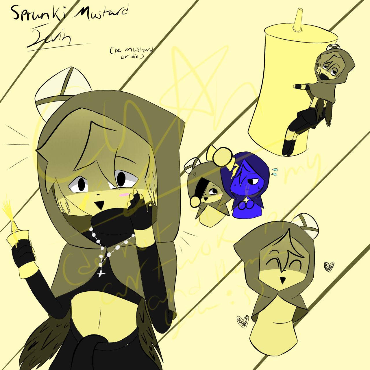 Mustard ️..Sprunki - ibisPaint