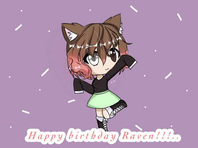 Happy birthday Raven!.. - ibisPaint