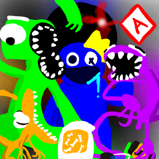 Rainbow friends 1 - ibisPaint