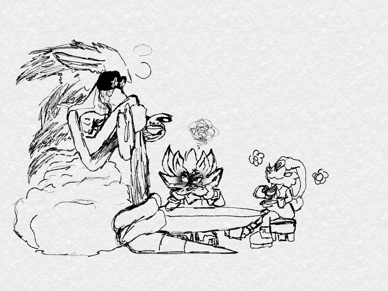 Hostage Tea Party - ibisPaint