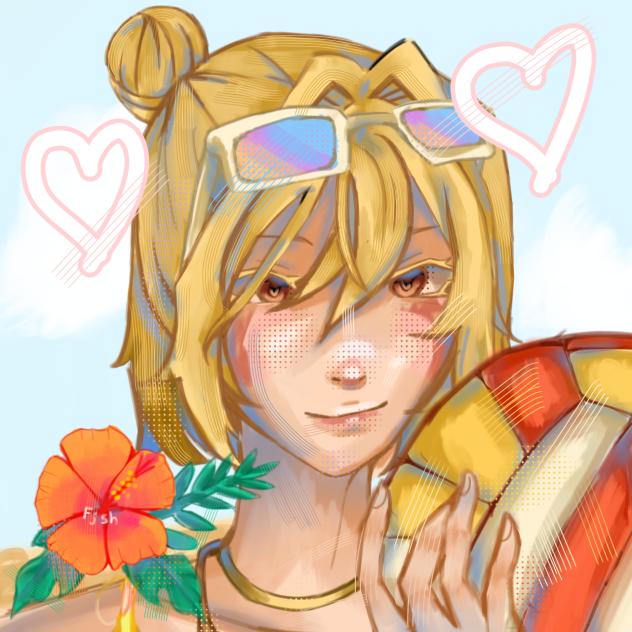 Beach Higuchi!!! - ibisPaint