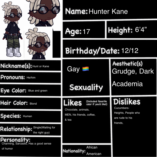 Character Sheet for an epic person OvO - ibisPaint