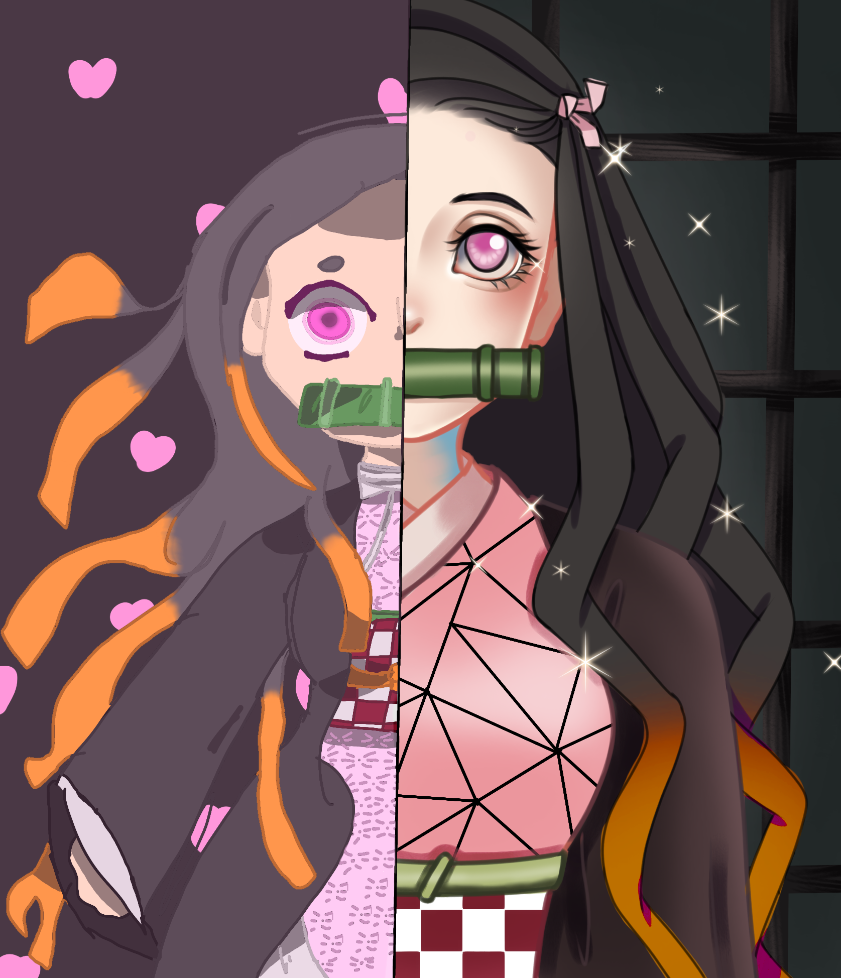 nezuko draw - ibisPaint