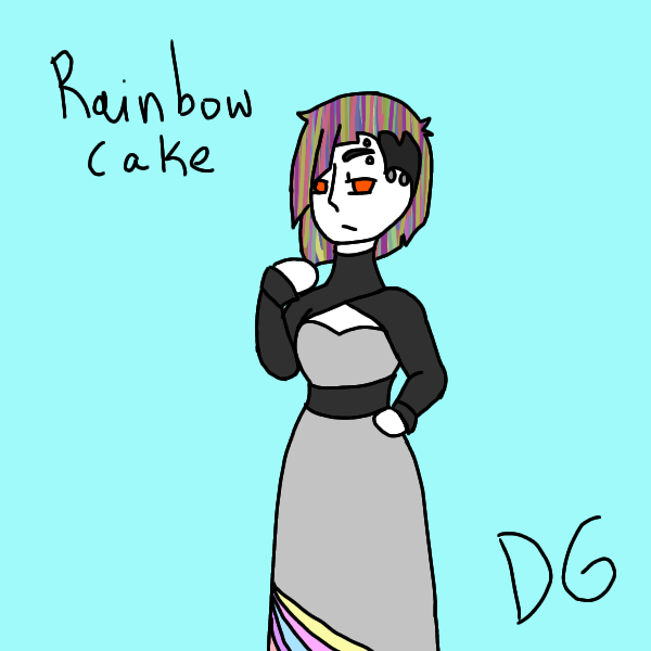 (OC) Rainbow Cake - ibisPaint