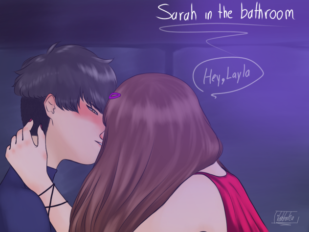 Sarah in the Bathroom - ibisPaint