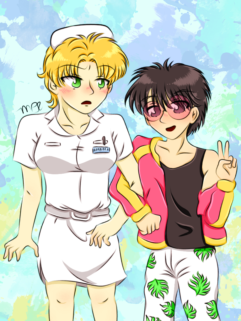 Nurse Ash X Chinatown Eiji - ibisPaint