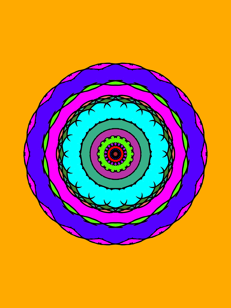 A circle inside a circle - ibisPaint