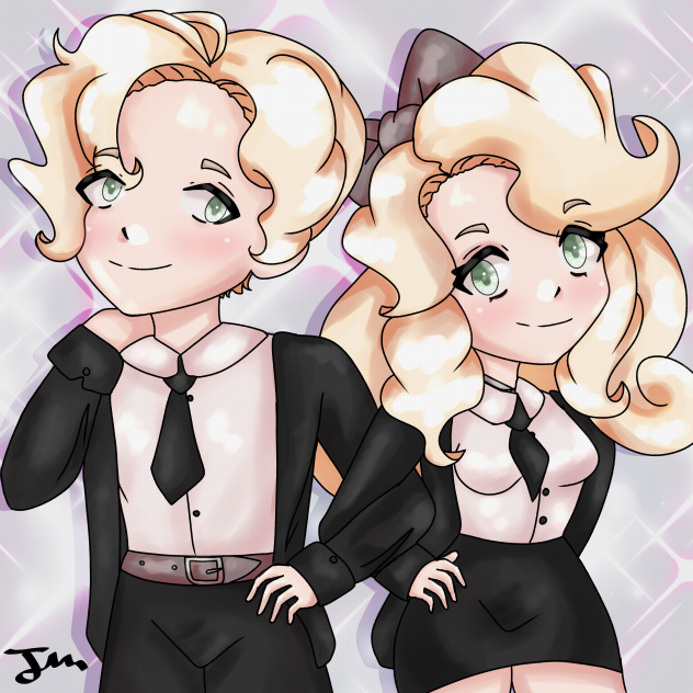 Are they cosplaying office workers - ibisPaint