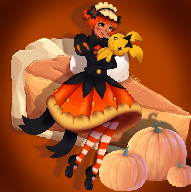 Pumpkin Pie Cookie - ibisPaint