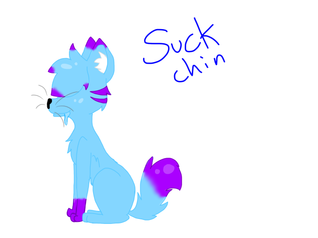 Suck chin - ibisPaint