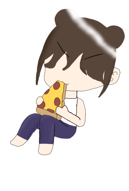 Eating Pizza [ibisPaint Creations] - ibisPaint