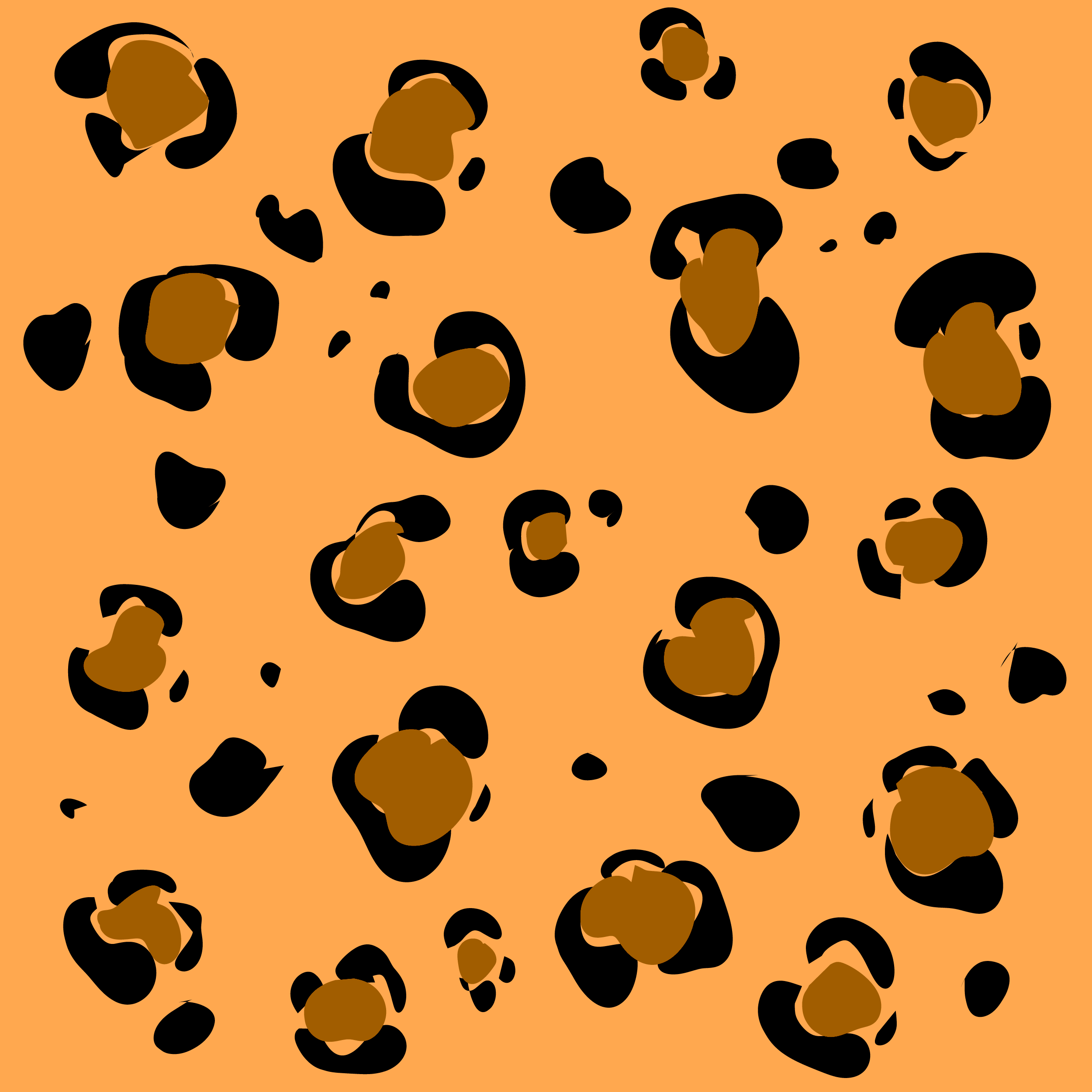 Brown Leopard Print - ibisPaint