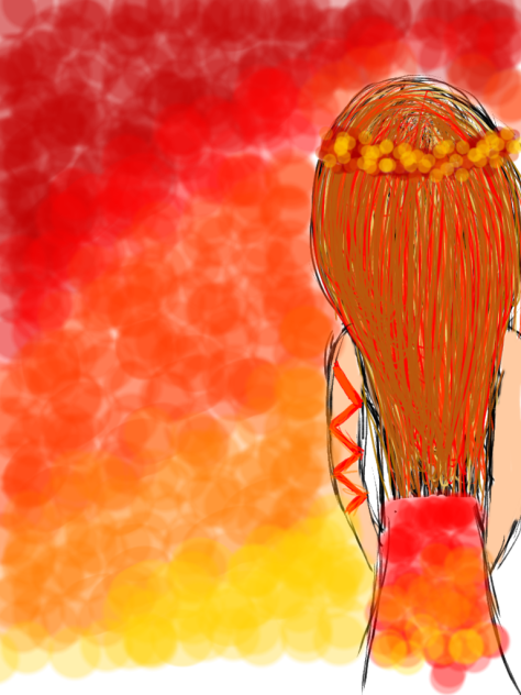 Element Fire Goddess - ibisPaint