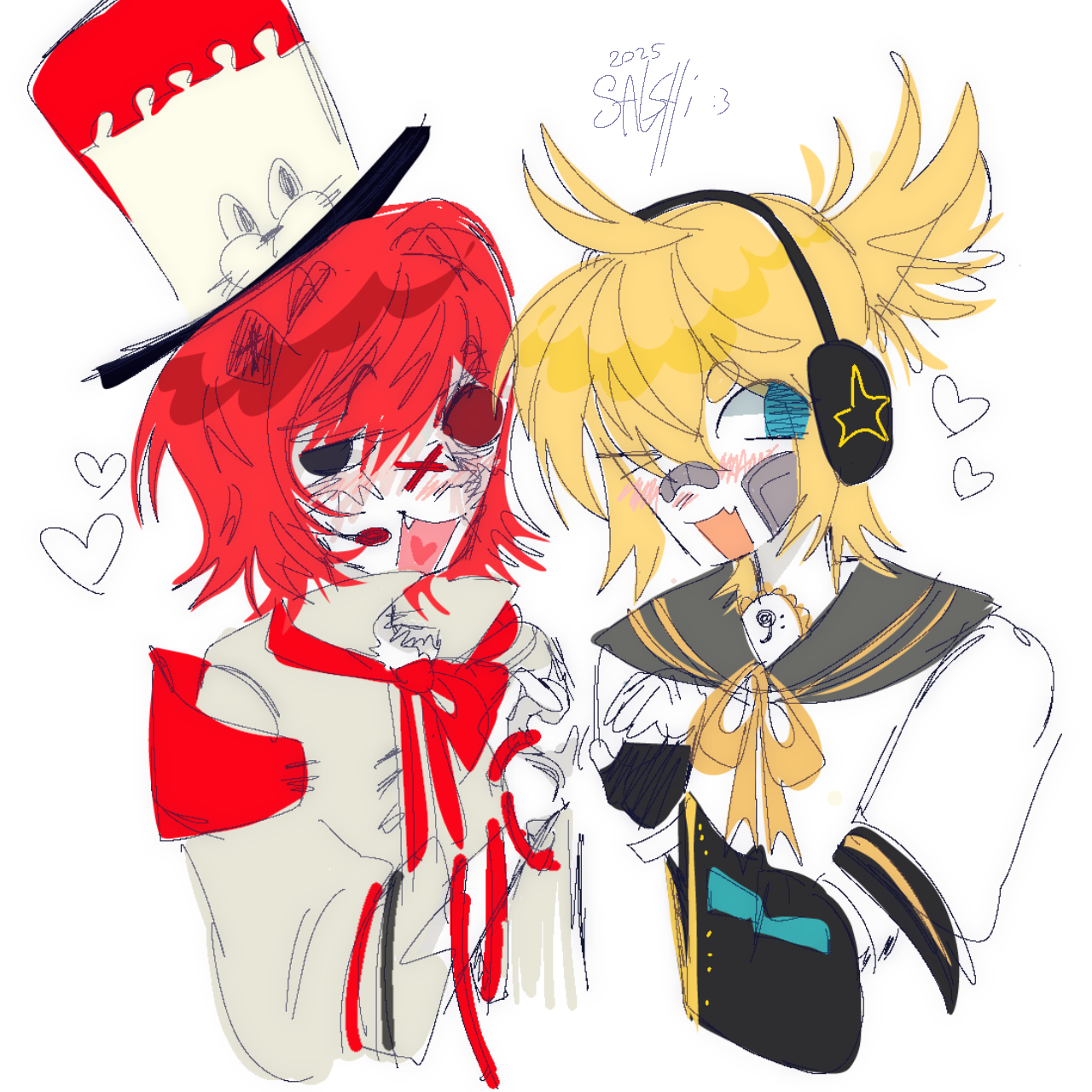 fukase & len - ibisPaint
