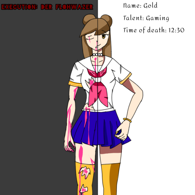 Gold Danganronpa - ibisPaint