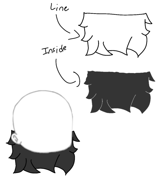 some back hair - ibisPaint