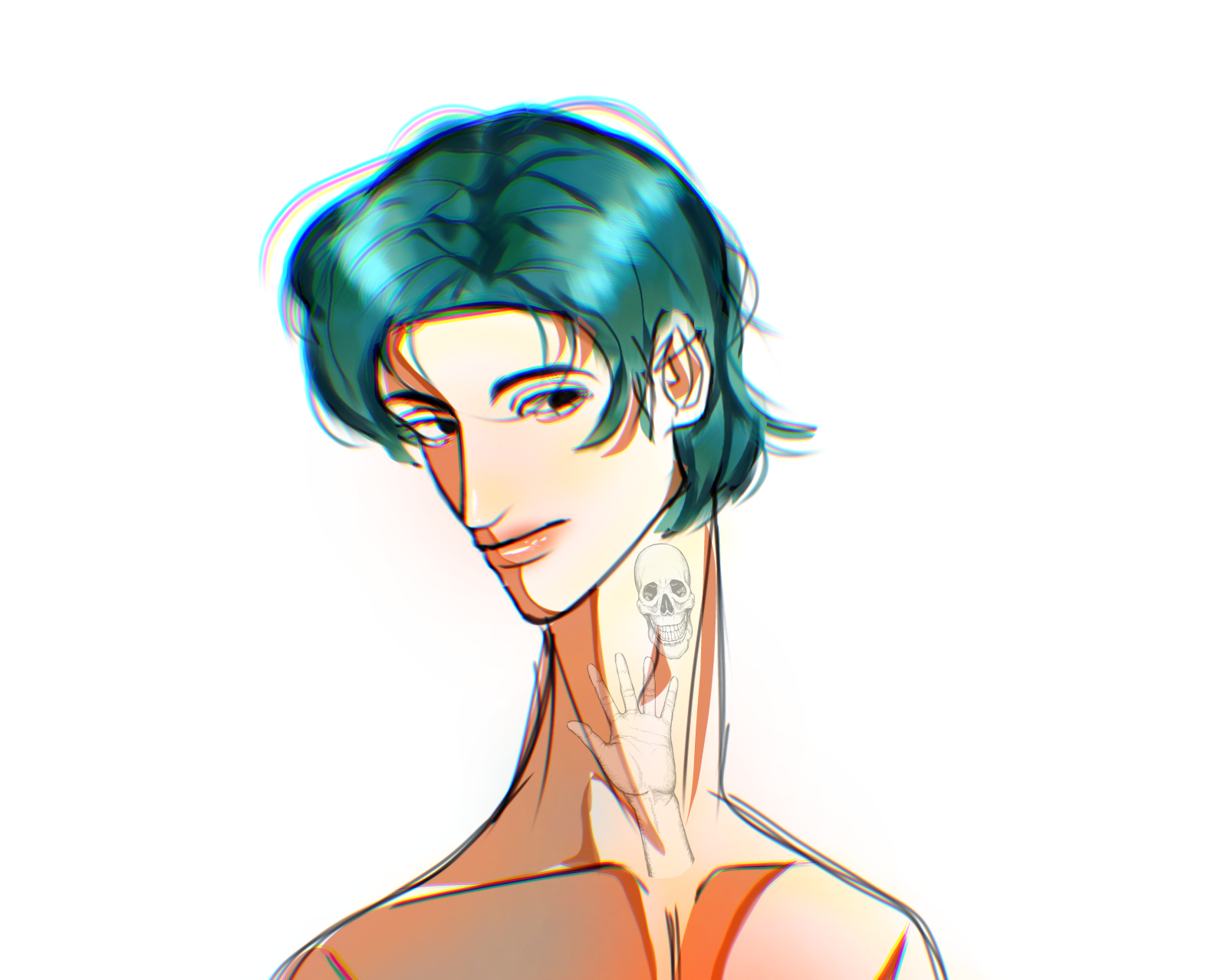 emo giraffe vampire - ibisPaint