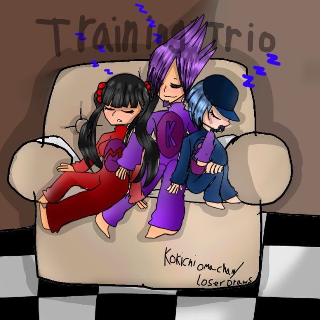 Training trio 🥺 - ibisPaint