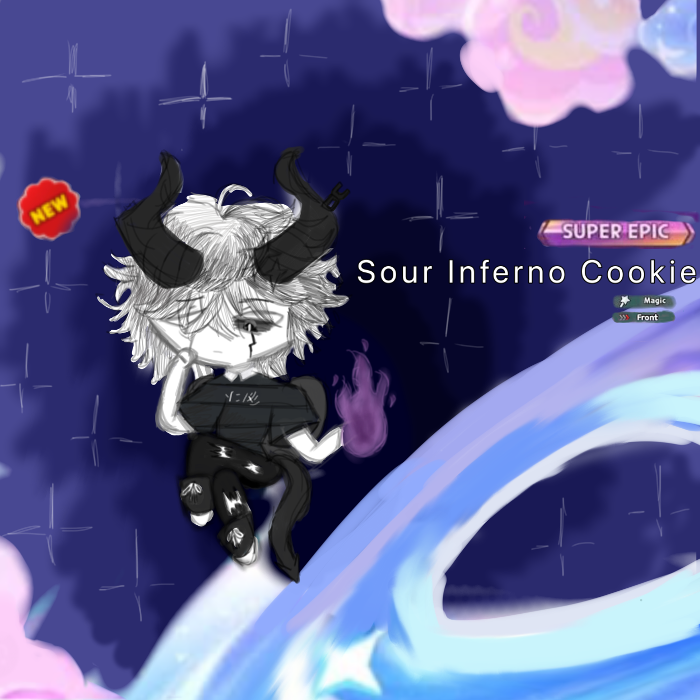 My Cookie Run Kingdom Oc! InfernoXCRK - ibisPaint