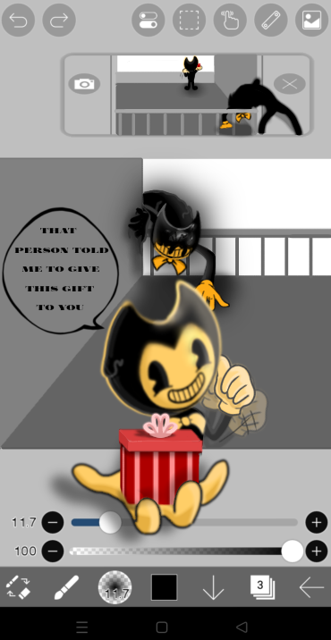 Bendy (and the ink machine) - ibisPaint