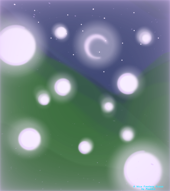 A Nice Fantasy Scene =) - ibisPaint