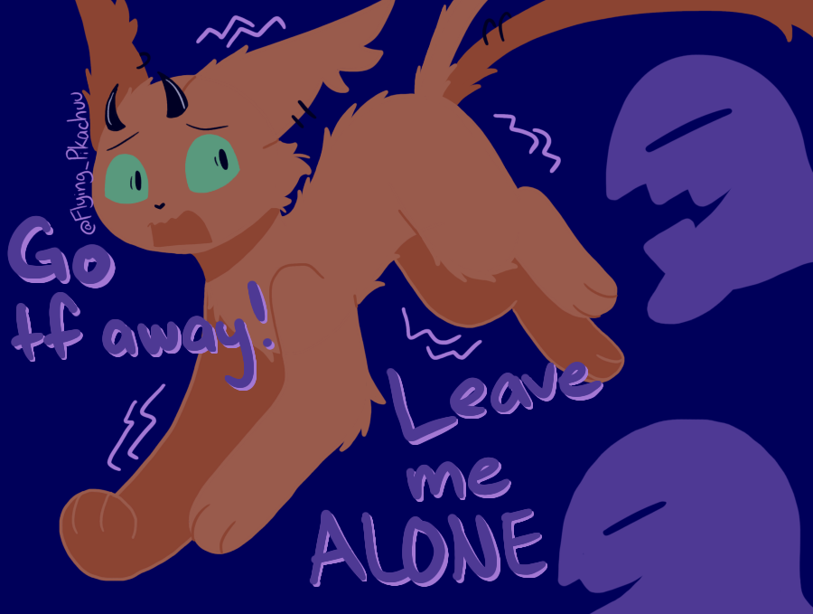 please just leave me alone - ibisPaint