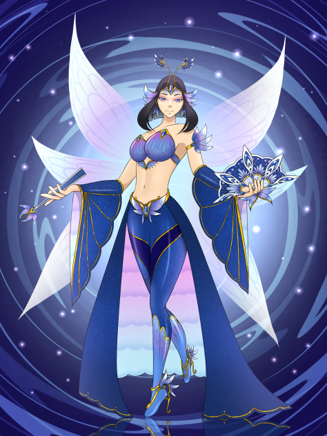 Zaphira - The Goddess of sky and Knight - ibisPaint