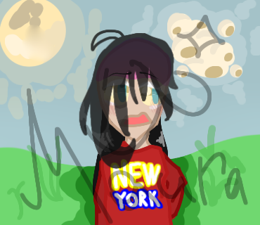 'I'm worried. 🙁' - ibisPaint