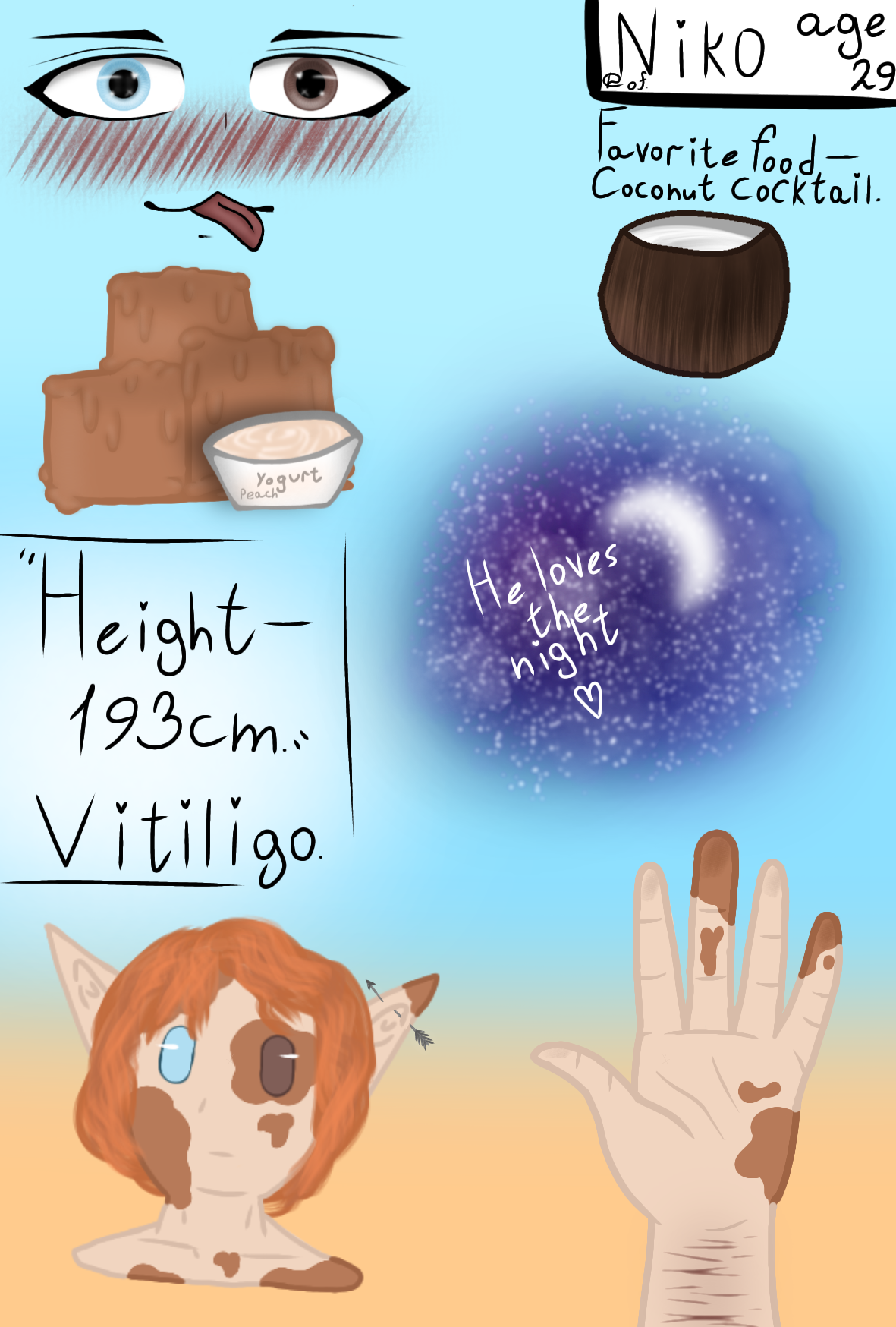 My lovely Niko Yushi... ♡~(,,,Ô。Ô,,,) - ibisPaint