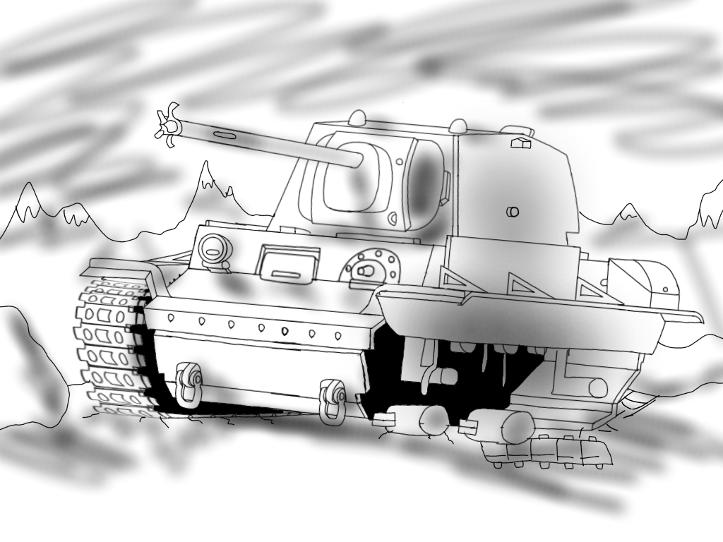 Old tank - ibisPaint