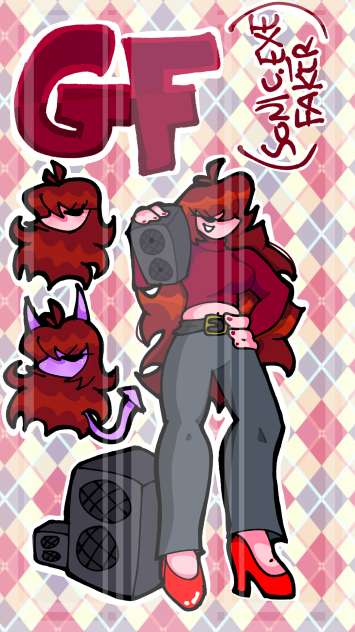 fnf gf (sonic.exe) - ibisPaint