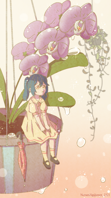 orchids - ibisPaint