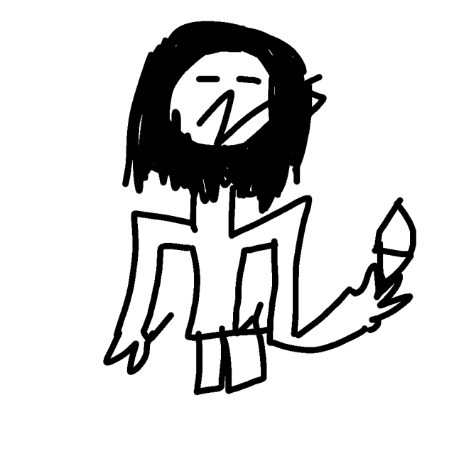 the crazy man - ibisPaint