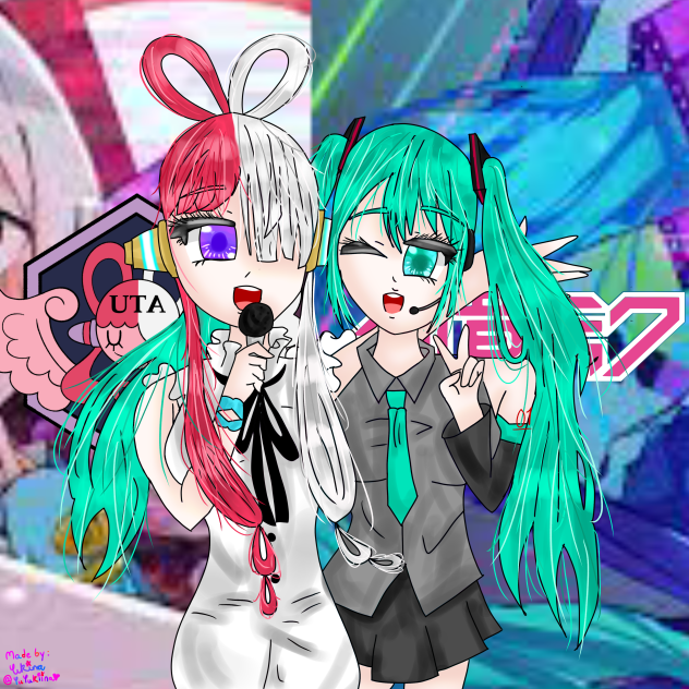 Uta x Hatsune Miku - ibisPaint