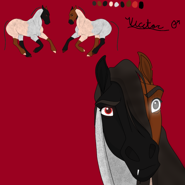 Victor Duskborne -Reference sheet - ibisPaint