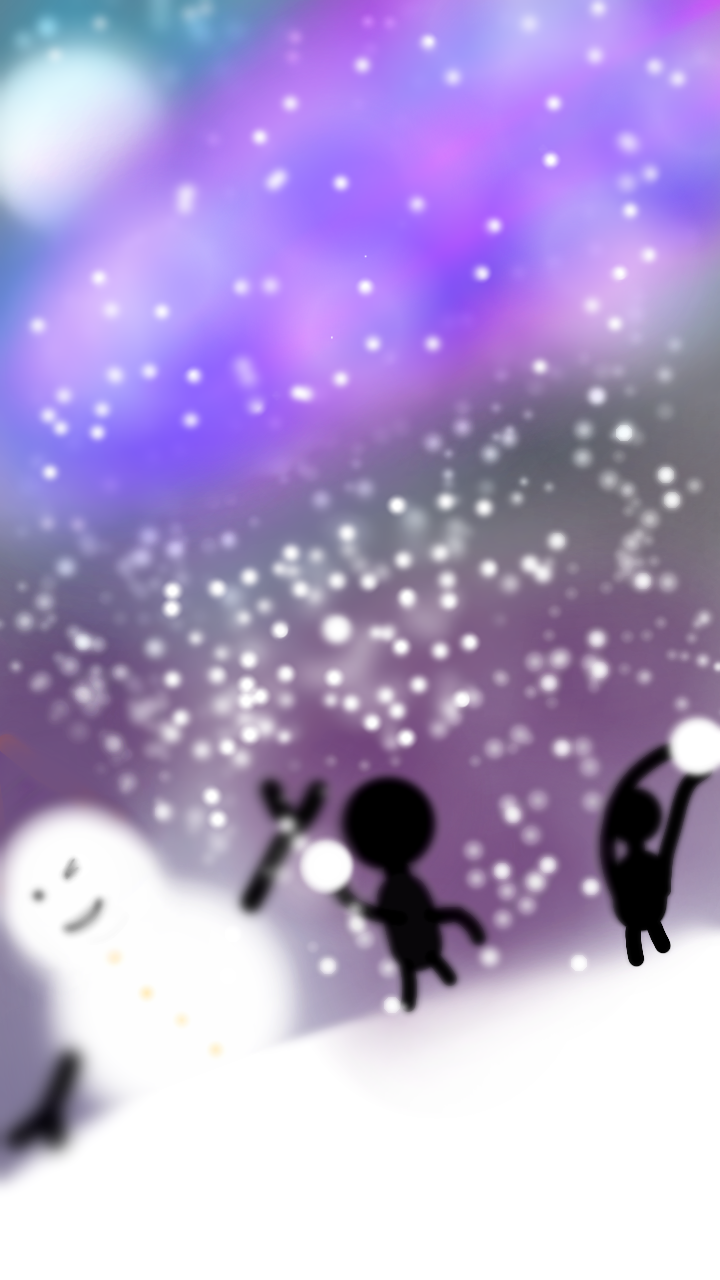 Winter night #2 - ibisPaint