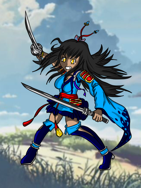Midori, the Samurai - ibisPaint
