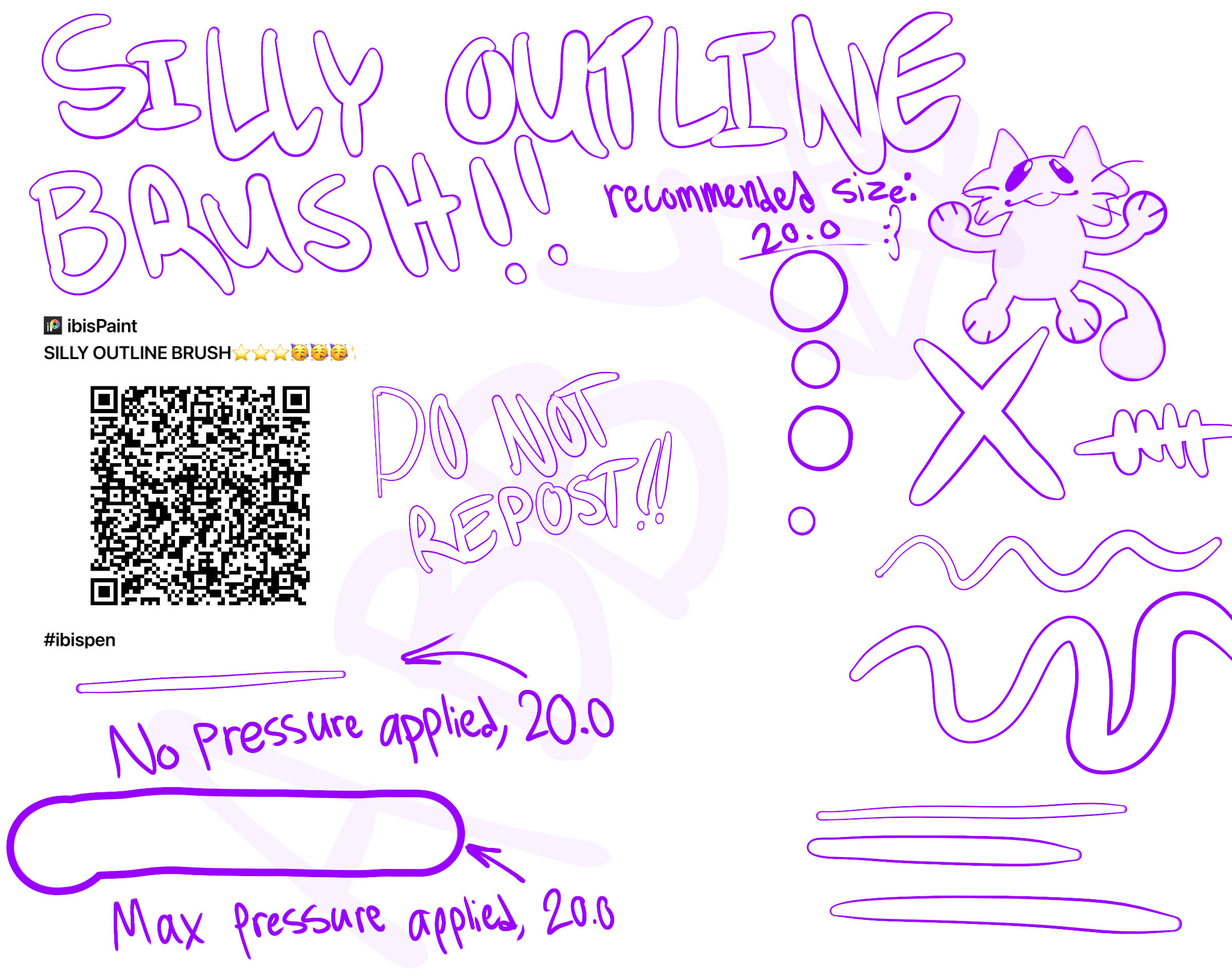 SILLY OUTLINE BRUSH! - ibisPaint