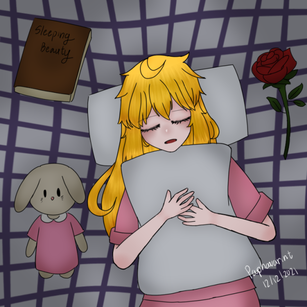 sleeping girl - ibisPaint