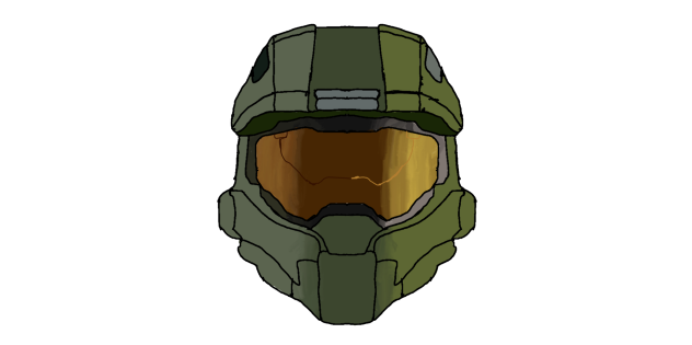 Master Chief helmet - ibisPaint