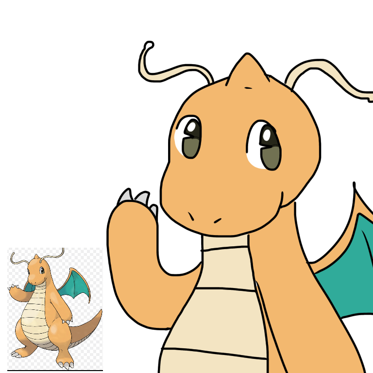 Dragonite Fanart - ibisPaint