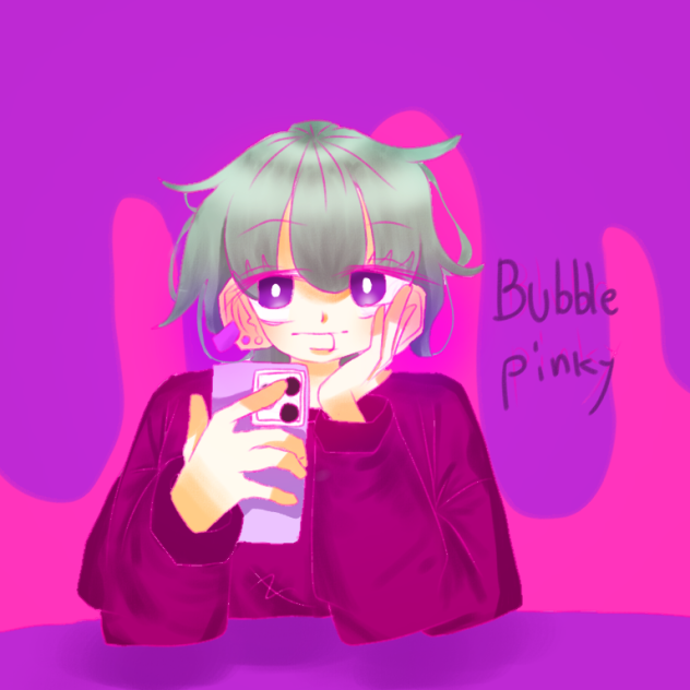 bubble pinky - ibisPaint