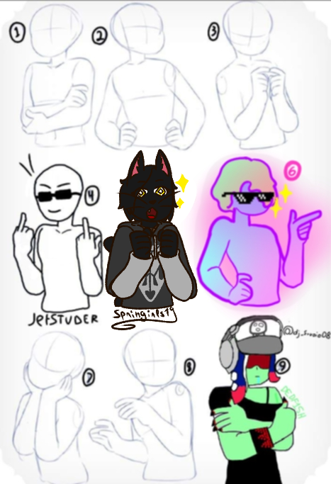 poses collab - ibisPaint