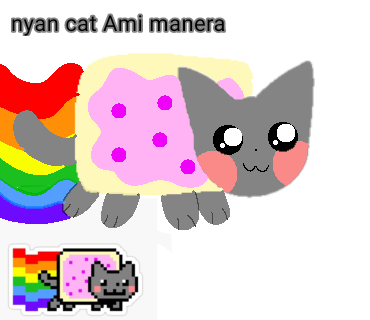 nyan cat Ami manera - ibisPaint