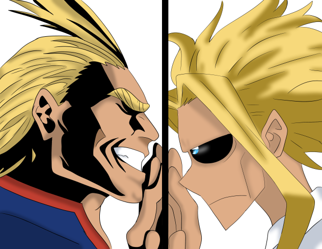 All Might Reflection of self - ibisPaint
