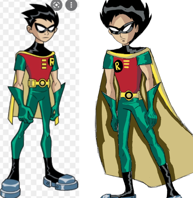 Robin Teen Titans GO Teenage - ibisPaint