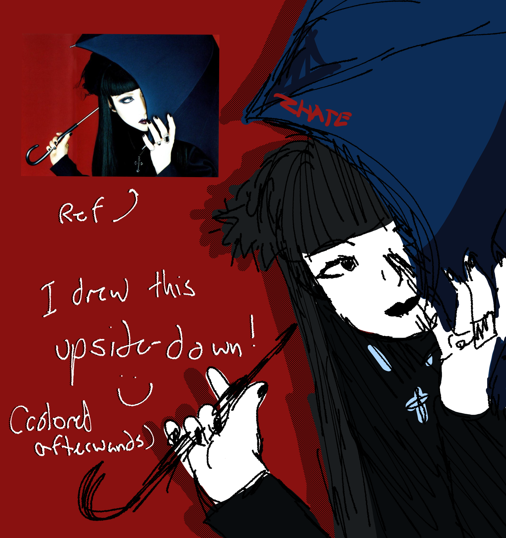 Drawn upside-down - ibisPaint