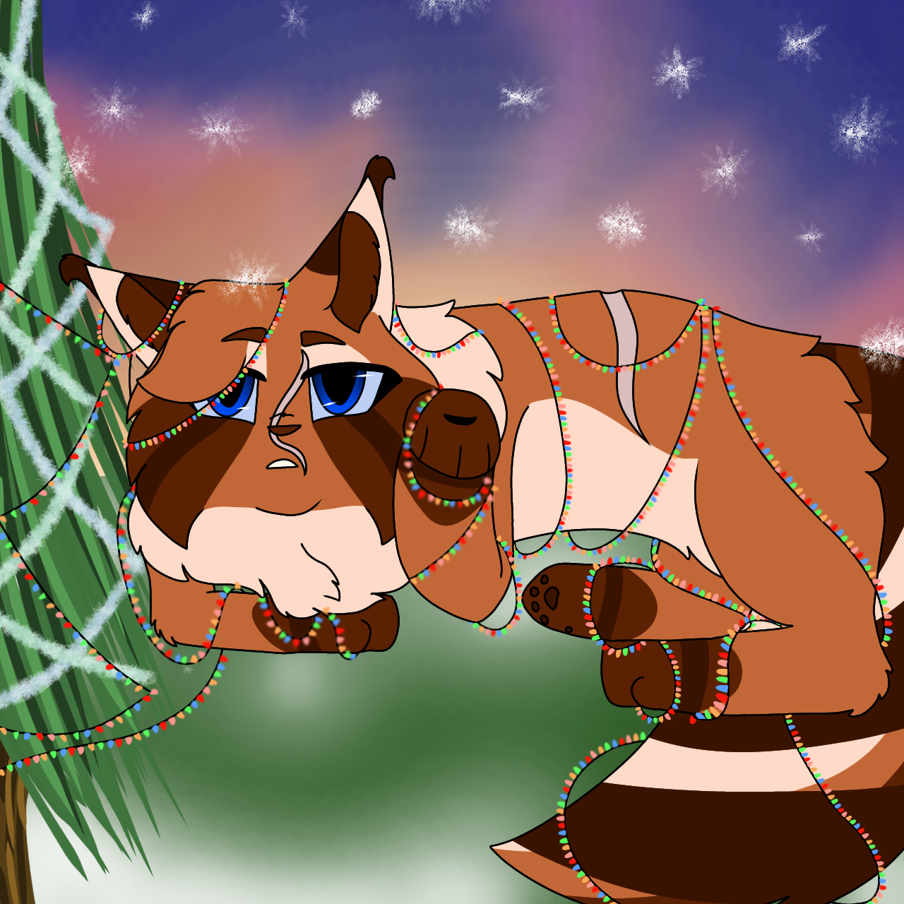 Christmas light fail - ibisPaint