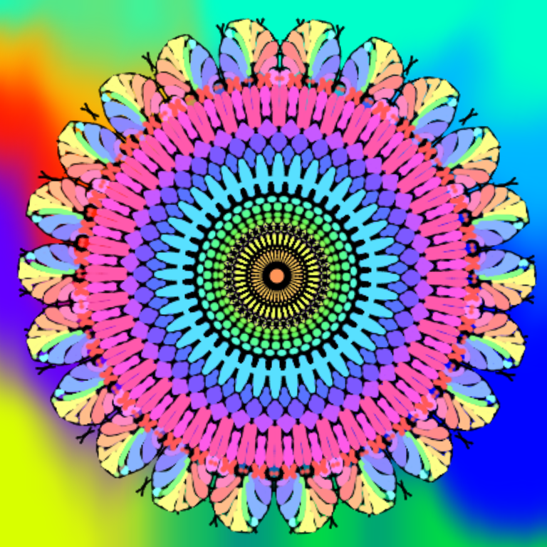 rqinbow pattern - ibisPaint