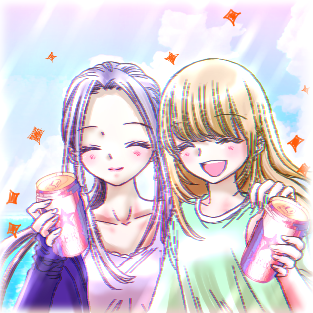 カンパーイ！(cheers！) - ibisPaint